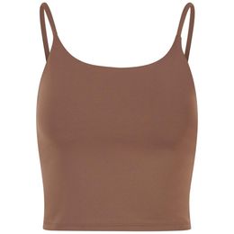 Urban Classics Ladies Sports Top adjustable ' ' Damen Größe L braun / mokka