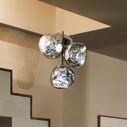 Tom Dixon Melt Pendelleuchte, LED 4-flammig, LEDC04GOEU+MES02CH#4,