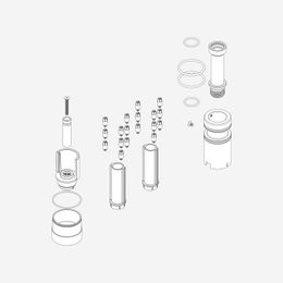 Herzbach MODUL7 PUSH Verl&auml;ngerung 25 mm, f&uuml;r Thermostat, 2 Verbraucher, 70.728003.1.09,
