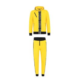 Cipo & Baxx Cipo & Baxx Sweatsuit male Yellow size XXL