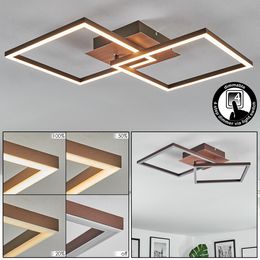hofstein Brina Deckenleuchte LED Braun, 1-flammig