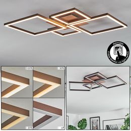 hofstein Brina Deckenleuchte LED Braun, 1-flammig