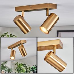 hofstein Javel Deckenleuchte Gold, 2-flammig