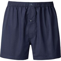 Herren Boxershorts marine + marine-gestreift, Gr&ouml;&szlig;e 6
