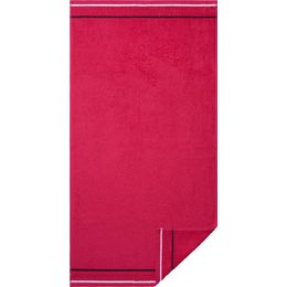 wäschepur unisex Handtuch pink, Größe 50x100 cm, 2 - Handtücher