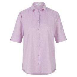 Peter Hahn - Bluse mit 1/2-Arm, lila, Gr. 42 / M - Baumwolle