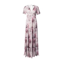 Swing Kleid Damen Gr&ouml;&szlig;e 44 aubergine / rosa Sommerkleid
