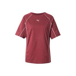Puma Sportshirt Damen Gr&ouml;&szlig;e S weinrot / wei&szlig;