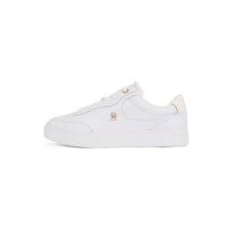 Tommy Hilfiger Sneaker 'Essential Chic Court' Damen Gr&ouml;&szlig;e 36 gold / wei&szlig;