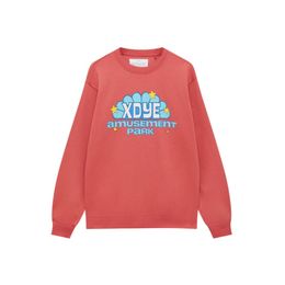 Pull&Bear Pull&Bear Sweatshirt Herren Größe M mischfarben / melone