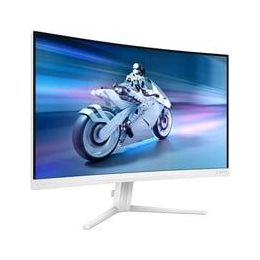 Philips 27M2C5201L, Gaming-Monitor 68.5 cm (27 Zoll), wei&szlig;, FullHD, VA, Curved, Ambiglow, 180Hz Panel
