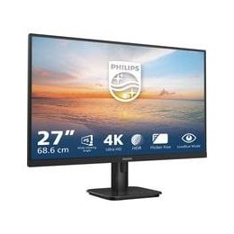 Philips 27E1N1800A, LED-Monitor 68.6 cm (27 Zoll), schwarz, UltraHD/4K, IPS, HDMI, DP, Adaptive-Sync, HDR