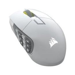 Corsair SCIMITAR Elite Wireless SE, Gaming-Maus wei&szlig;