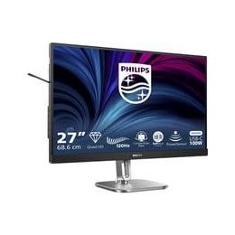 Philips 27B2U4601, LED-Monitor 68.5 cm (27 Zoll), dunkelgrau/silber, QHD, IPS, Adaptive-Sync, USB-Hub, USB-C, 120Hz Panel