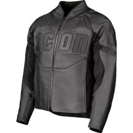 Icon Contra 3 Rizz Rizz, Lederjacke perforiert