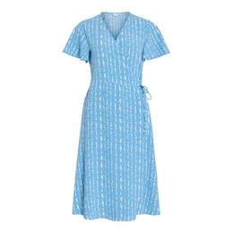 Vila Kleid 'VILovie' Damen Gr&ouml;&szlig;e 34 hellblau / wei&szlig; Sommerkleid