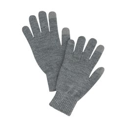 ABOUT YOU Full Finger Gloves 'Xaver' male Grey size One Size