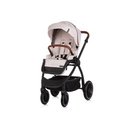 Chipolino Kombikinderwagen 3 in 1 Prestige Babywanne Rucksack i-Size Babyschale beige braun