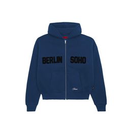 Prohibited Zip-Up Hoodie female Blue size L