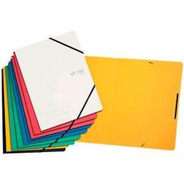10 VON LEITZ Eckspanner DIN A4 farbsortiert
