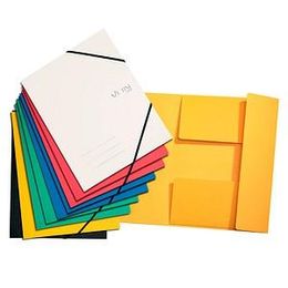 10 VON LEITZ Eckspanner DIN A4 farbsortiert