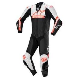 Alpinestars Missile V2 Ward 1tlg. Lederkombi schwarz / weiss / rot-fluo 54