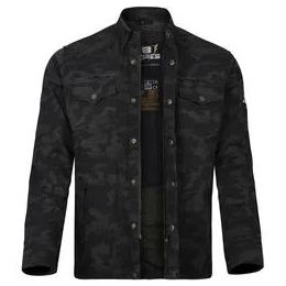 Bores Militaryjack Jacken-Hemd camouflage schwarz S