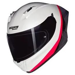 Nolan N60-6 Sport Verniciatura Speciale N-Com Integralhelm Schwarz / Weiss / Rot L