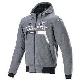 Alpinestars Chrome Ignition Hoodie dunkelgrau / weiss 3XL