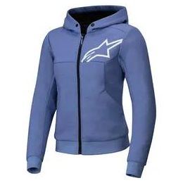 Alpinestars Stella Chrome V2 Sport Hoodie Blau / Violett / Weiss Damen XS