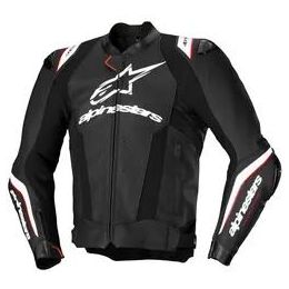 Alpinestars Missile V3 Lederjacke Schwarz / Weiss 58