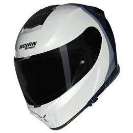 Nolan N80-8 Verniciatura Speciale N-Com Integralhelm Schwarz / Weiss L