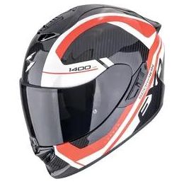 Scorpion Exo-1400 Evo II Carbon Air Enko Integralhelm Schwarz / Rot / Weiss XL