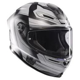 AGV K6 S Integralhelm Ultrasonic matt schwarz / grau XL