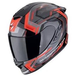 Scorpion Exo-1400 Evo II Air Linart Integralhelm Schwarz / Rot XXL