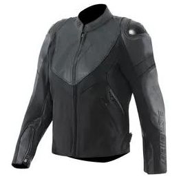 Dainese Iperattiva Leder- / Textiljacke Schwarz Damen 42