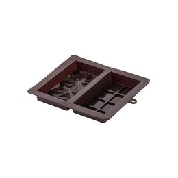 Zenker Doppelte-Silikonform "Dubai" in Braun - (L)22,5 x (B)19 cm - 14% | Kuechenhelfer