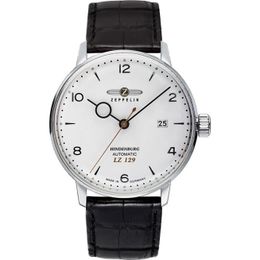 Zeppelin, Armbanduhr, LZ129 Hindenburg 8062-1, Silber, (Analoguhr, 40 mm)