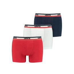 Levi's Levi ́s Boxershort 3er Pack in Wei&szlig;/Blau/Rot | Gr.: XL