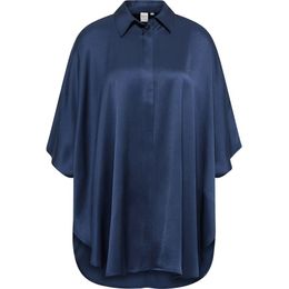 Eterna Bluse OVERSIZE FIT in indigo | Gr.: 40