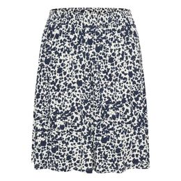 Kaffe Rock 'Charlotte' Damen Gr&ouml;&szlig;e 38 marine / naturwei&szlig;