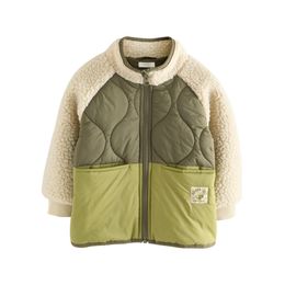 next Jacke Jungen Gr&ouml;&szlig;e 74 creme / oliv / kiwi