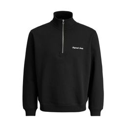 Jack & Jones JACK & JONES Sweatshirt 'JORNorrebro' male size XL Black / White