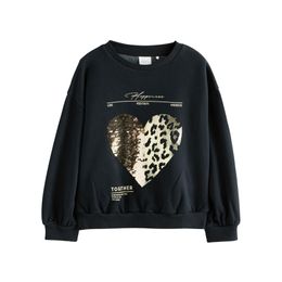 next Sweatshirt M&auml;dchen Gr&ouml;&szlig;e 104 gold / schwarz