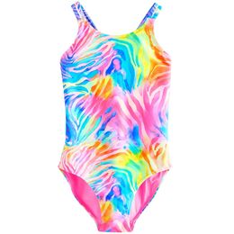 next Badeanzug M&auml;dchen Gr&ouml;&szlig;e 146 blau / gelb / orange / pink