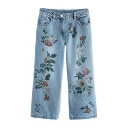 next Jeans M&auml;dchen Gr&ouml;&szlig;e 104 blue denim / tanne / dunkelorange / dunkelrot