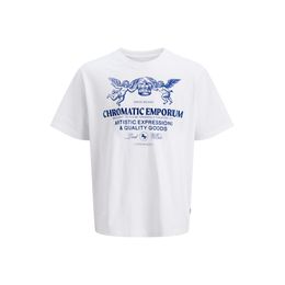Jack & Jones JACK & JONES Shirt 'JORLiverpool' male size S marine blue / White