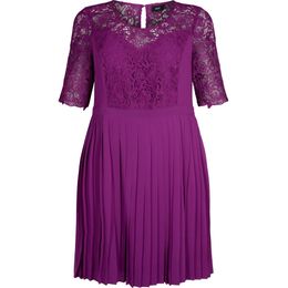 ZIZZI Cocktailkleid Damen Gr&ouml;&szlig;e 46/48 aubergine