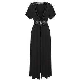 Lascana Strandkleid Damen Gr&ouml;&szlig;e 42 schwarz
