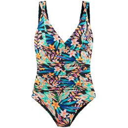 Sunseeker Badeanzug Damen Gr&ouml;&szlig;e L blau / t&uuml;rkis / orange / schwarz